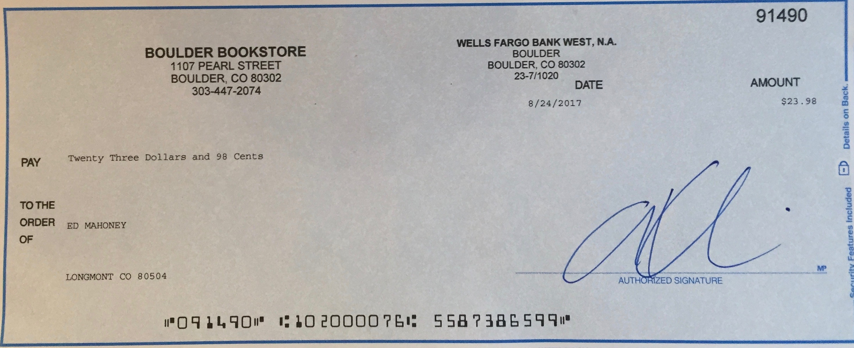 Royalty Check | A Runner's Story